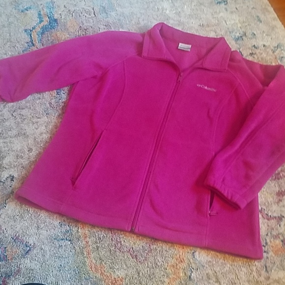 Columbia | Jackets & Coats | Fuchsia Fleece Jacket | Poshmark